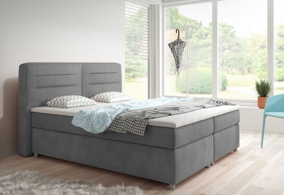 Boxspringbett-Sunset-Velour-grau-Blog - Möbel & mehr