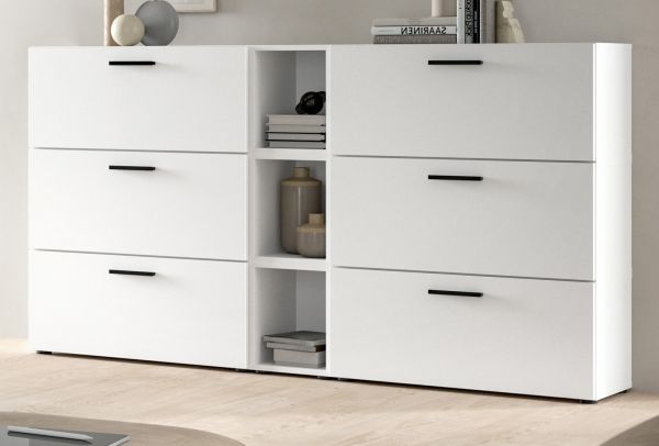 Sideboard "Onawa" in weiß 176 cm