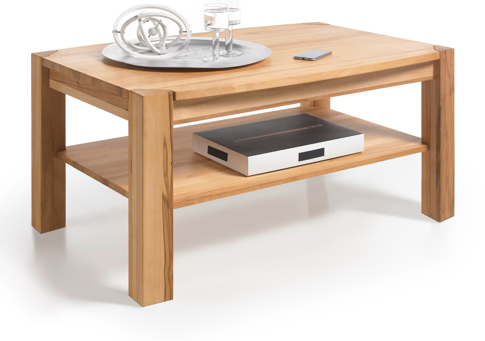 Couchtisch Kalipso Kernbuche massiv 110 cm