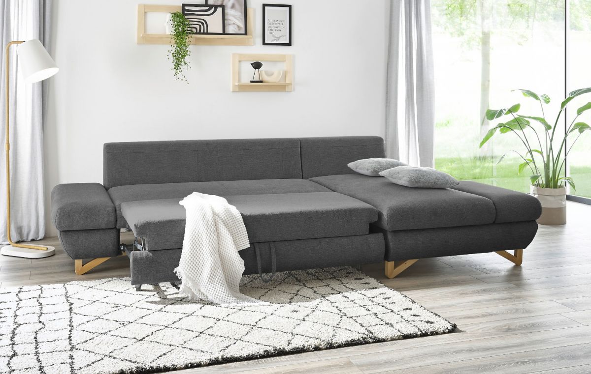 Wunderbar Sofa Grau Stoff Ebenbild
