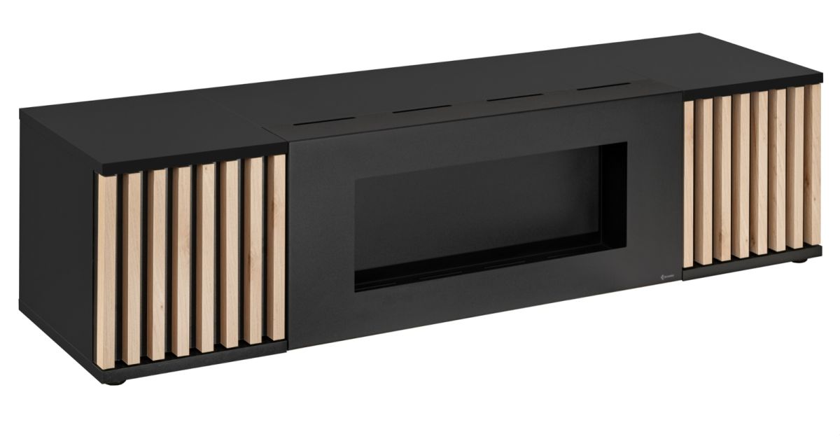 Tv Lowboard Mit Kamin Bioethanol