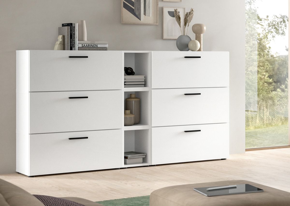 Sideboard "Onawa" in weiß 176 cm