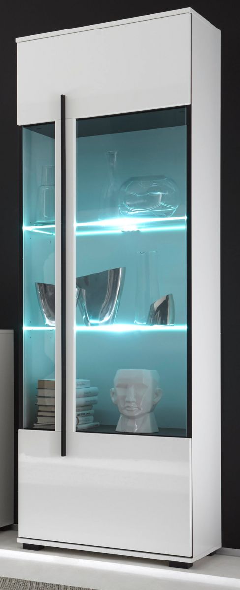 Vitrine Weiss Hochglanz