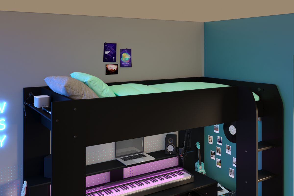 Jugend Gaming Zimmer Mit Bett