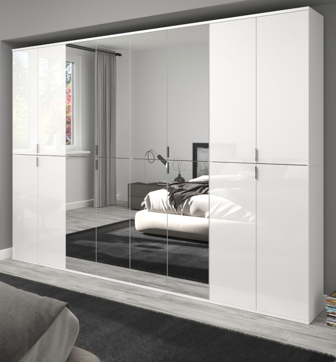 Kleiderschrank Weiss Mit Spiegel